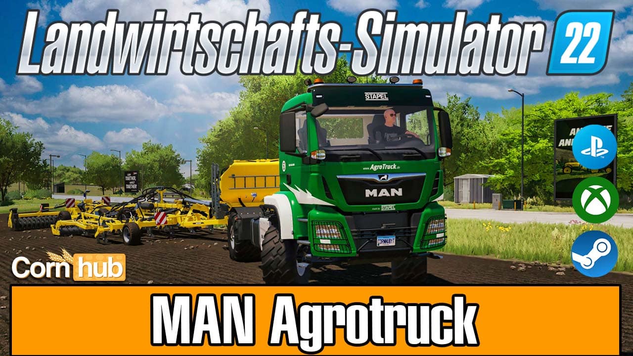 LS22 MAN Agrotruck - CornHub